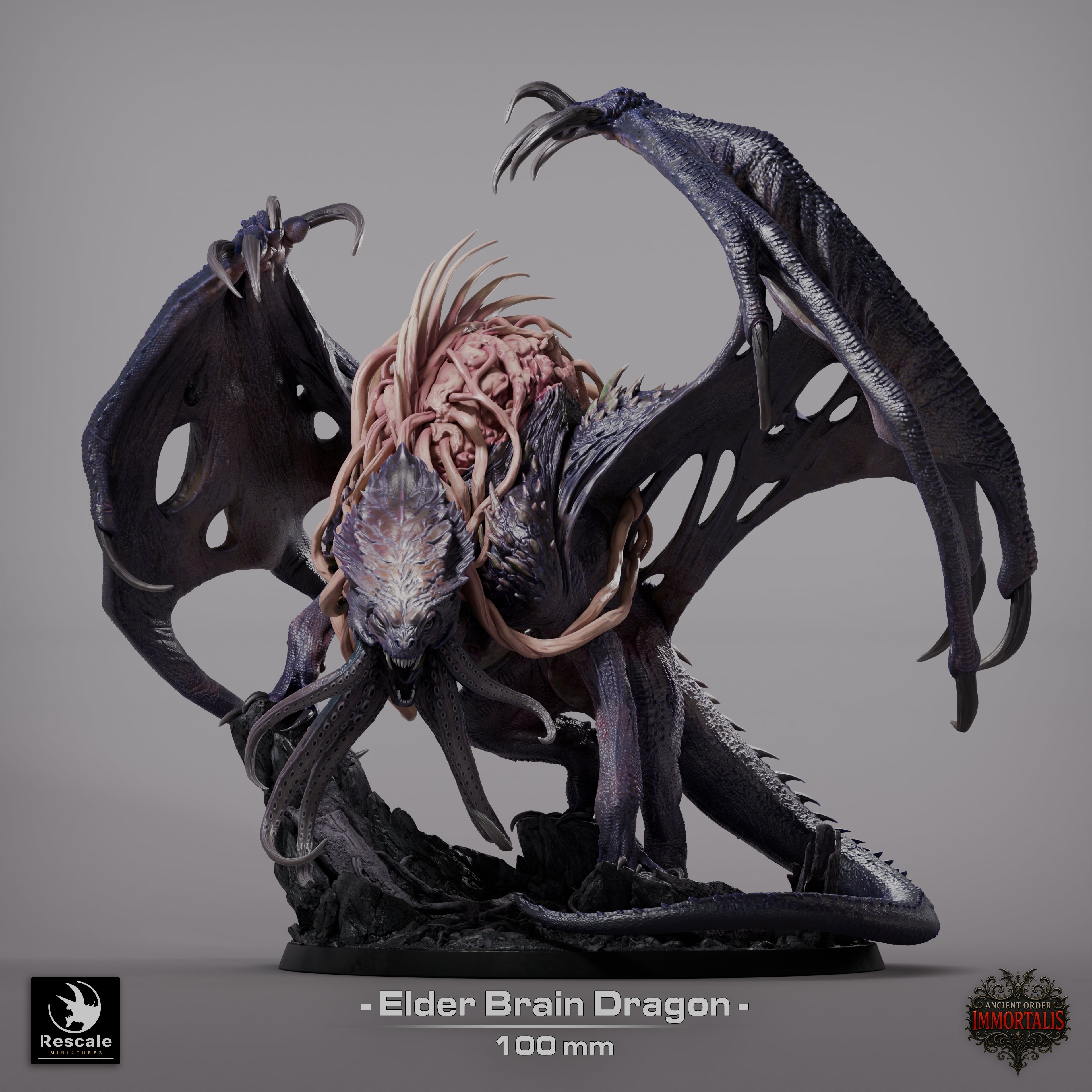 Elder Brain Dragon 3D Printed Miniature - Tabletop Gaming ...
