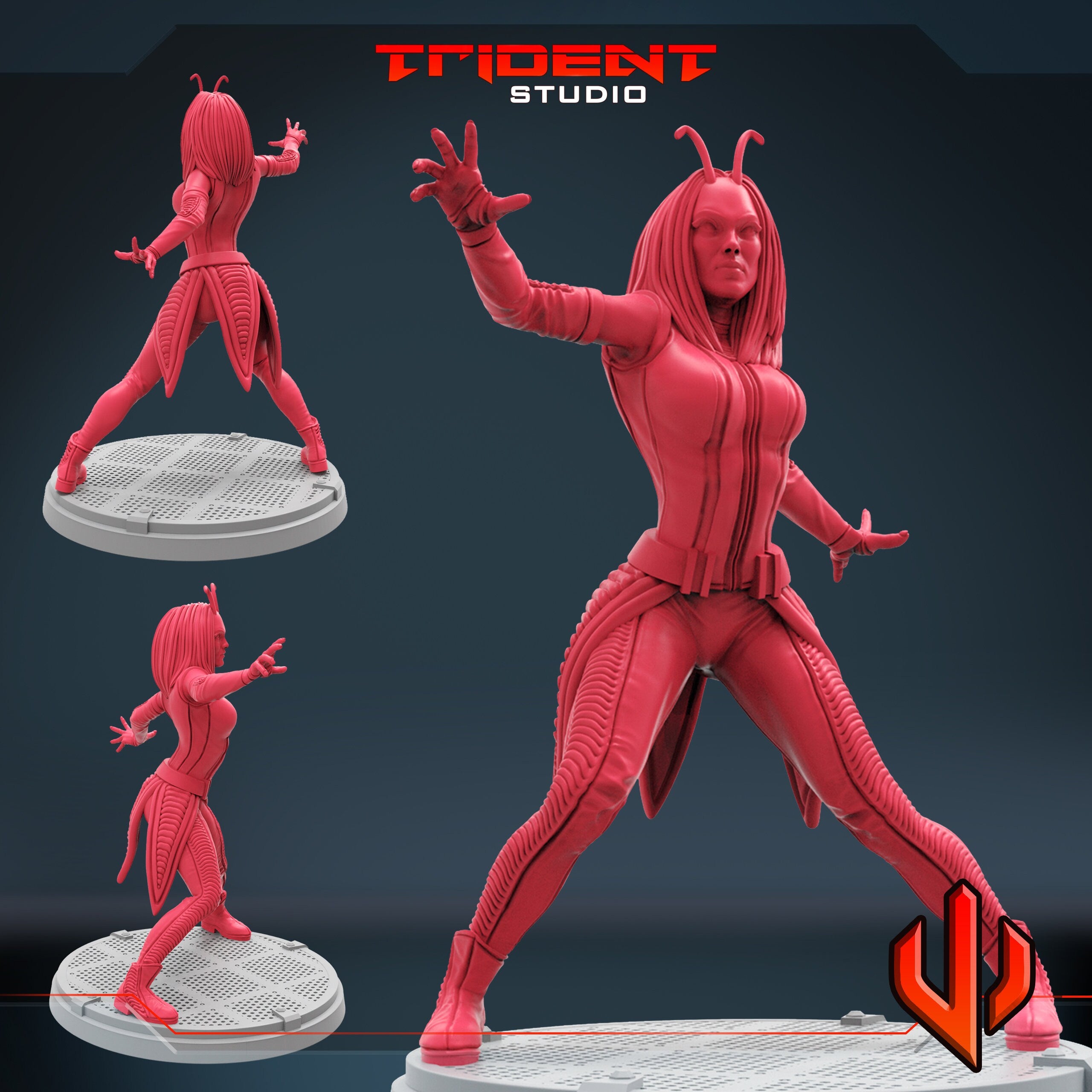 Mantis (Fan art sculpted by Trident Studio) (Crisis Protocol Proxy/Alt ...