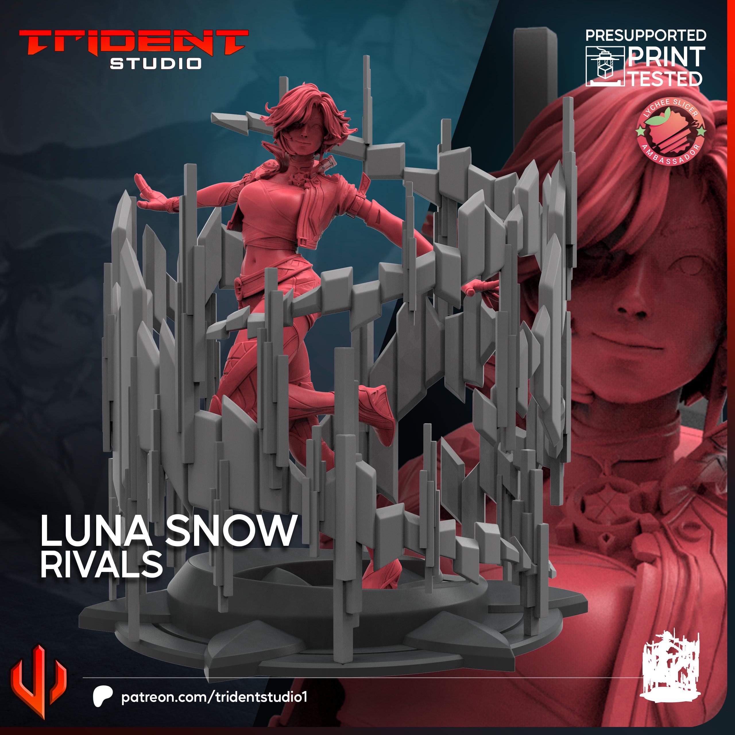 Luna Snow - Rivals (Fan art sculpted by Trident Studio) (Crisis Protoc ...